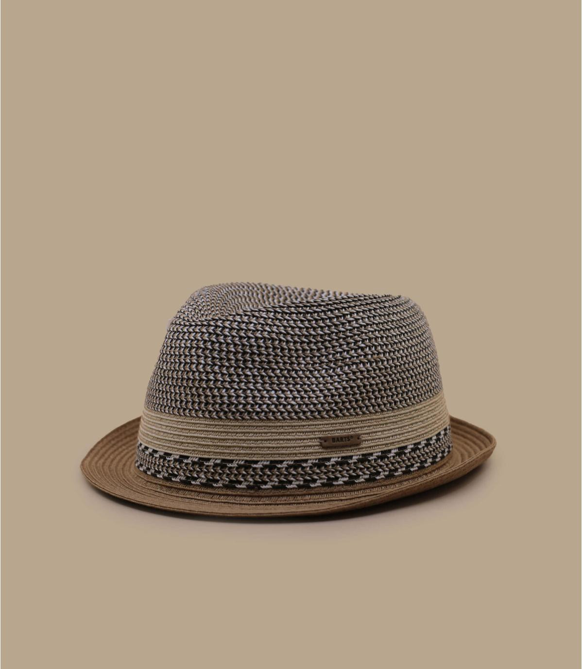 beige stro trilby hoed - Fluoriet natural Barts : Headict